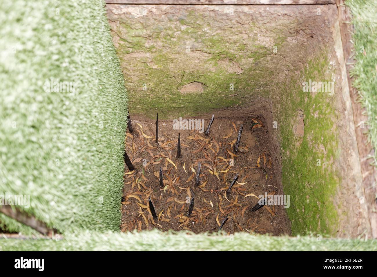 Cu Chi, Vietnam. 21st Aug, 2014. The Cu Chi Tunnels are an immense ...