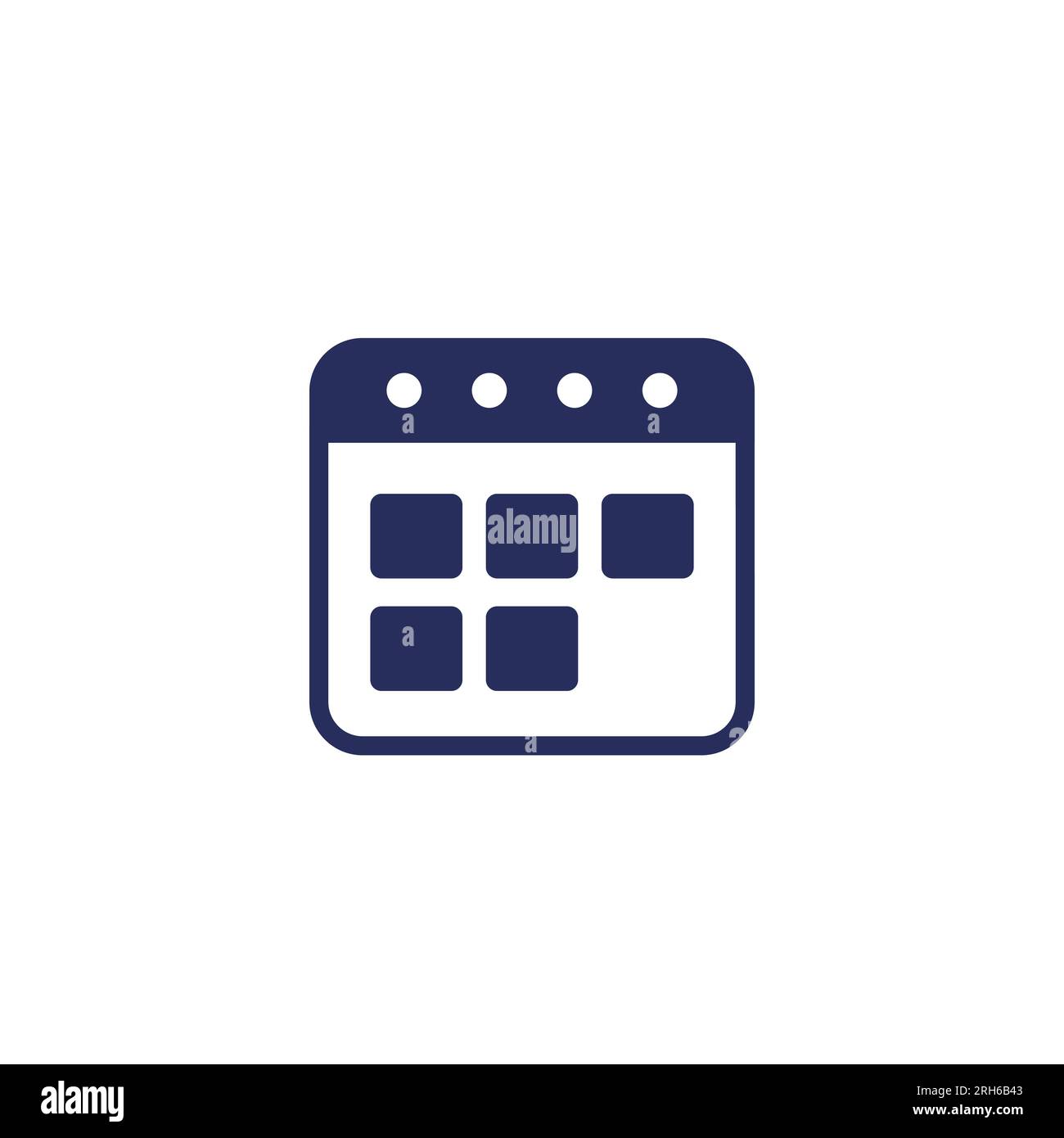 calendar or schedule icon, vector Stock Vector Image & Art - Alamy