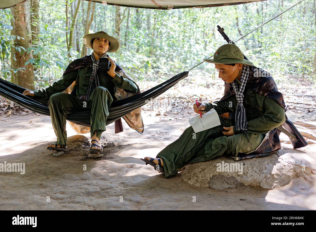 Cu Chi, Vietnam. 21st Aug, 2014. The Cu Chi Tunnels are an immense ...