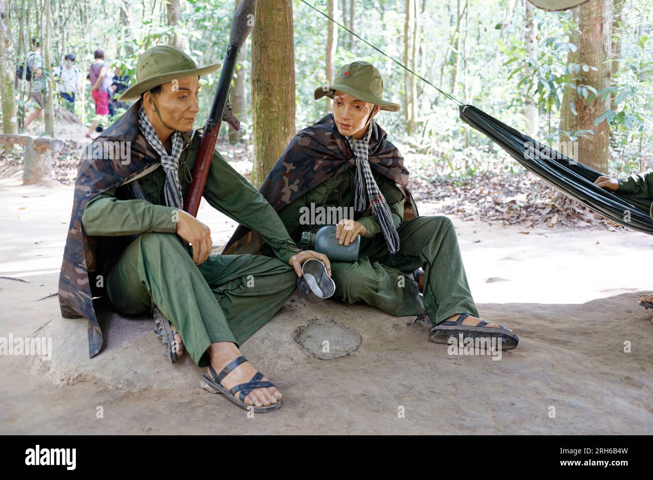 Cu Chi, Vietnam. 21st Aug, 2014. The Cu Chi Tunnels are an immense ...