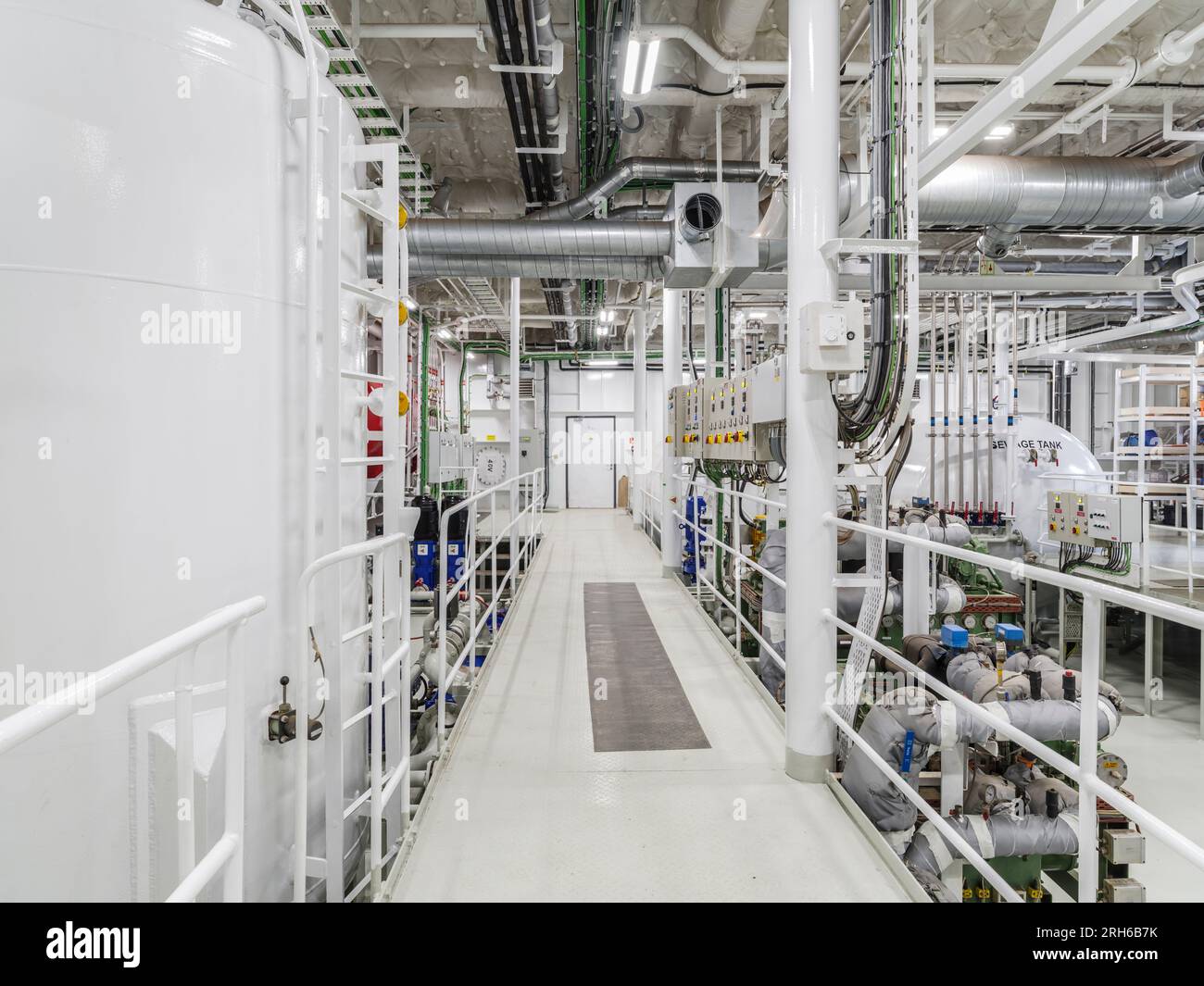 incredible photo of the engine room of a ship/submarine/cargo ship ...