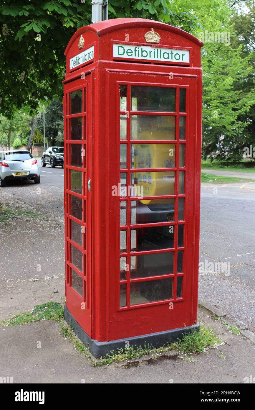 Old Red telephone booth converted to local medical Centre to hold ...