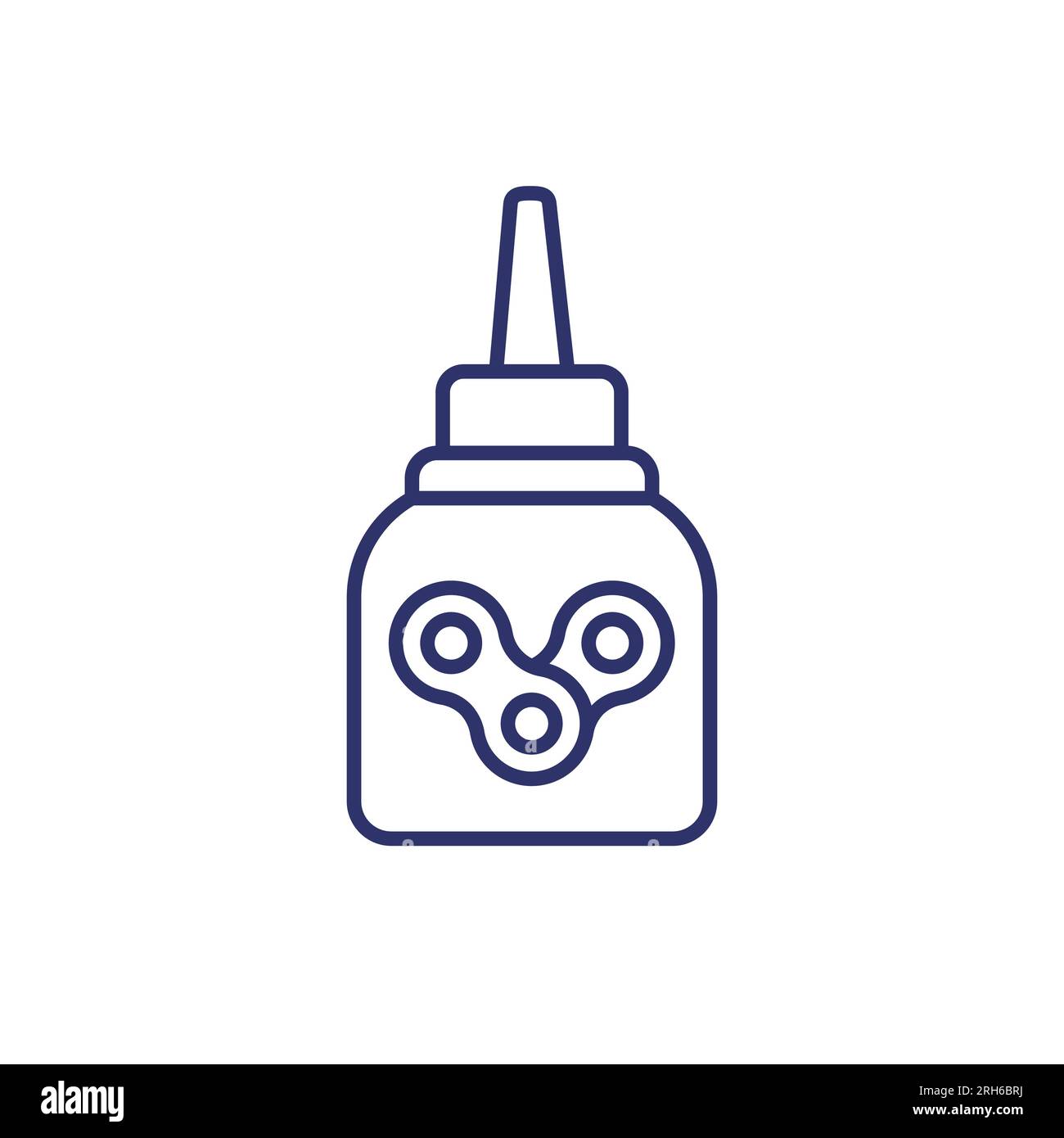 lubricant, oiler line icon on white Stock Vector Image & Art - Alamy