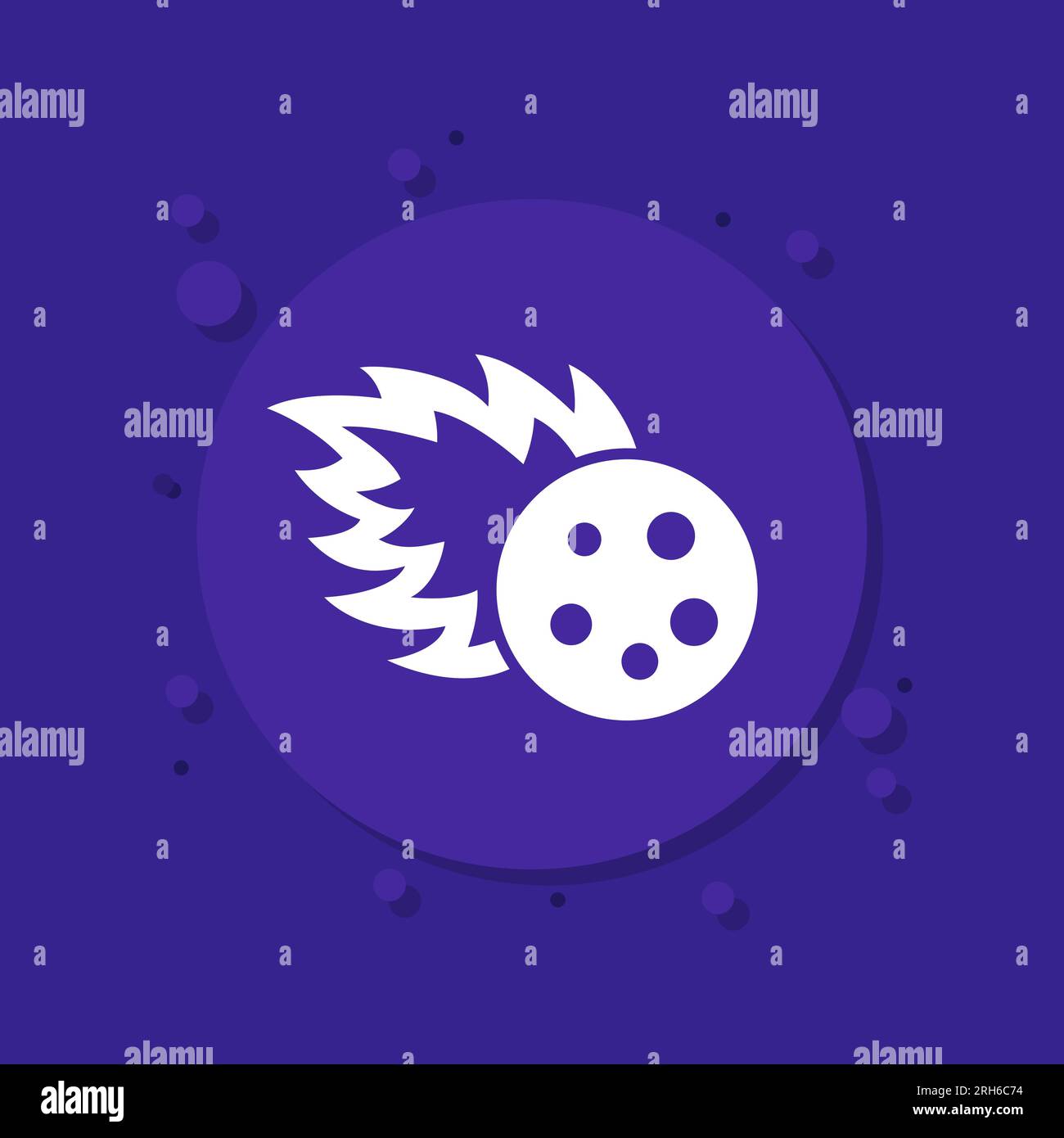 comet or meteor vector icon Stock Vector Image & Art - Alamy