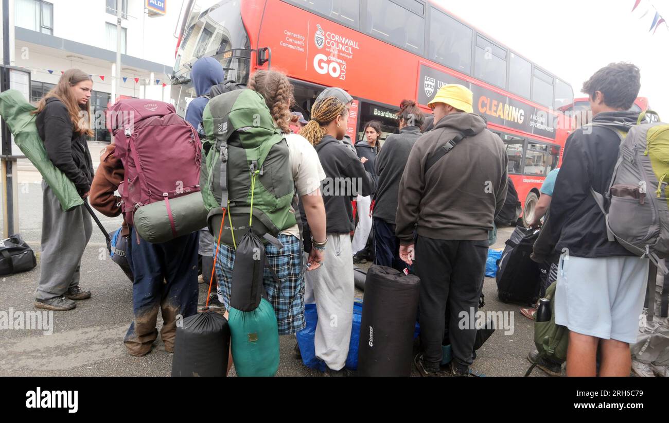 Watergate Bay, Cornwall, UK. 14 August, 2023. Boardmasters Festival of music, 53 thousands fans ...