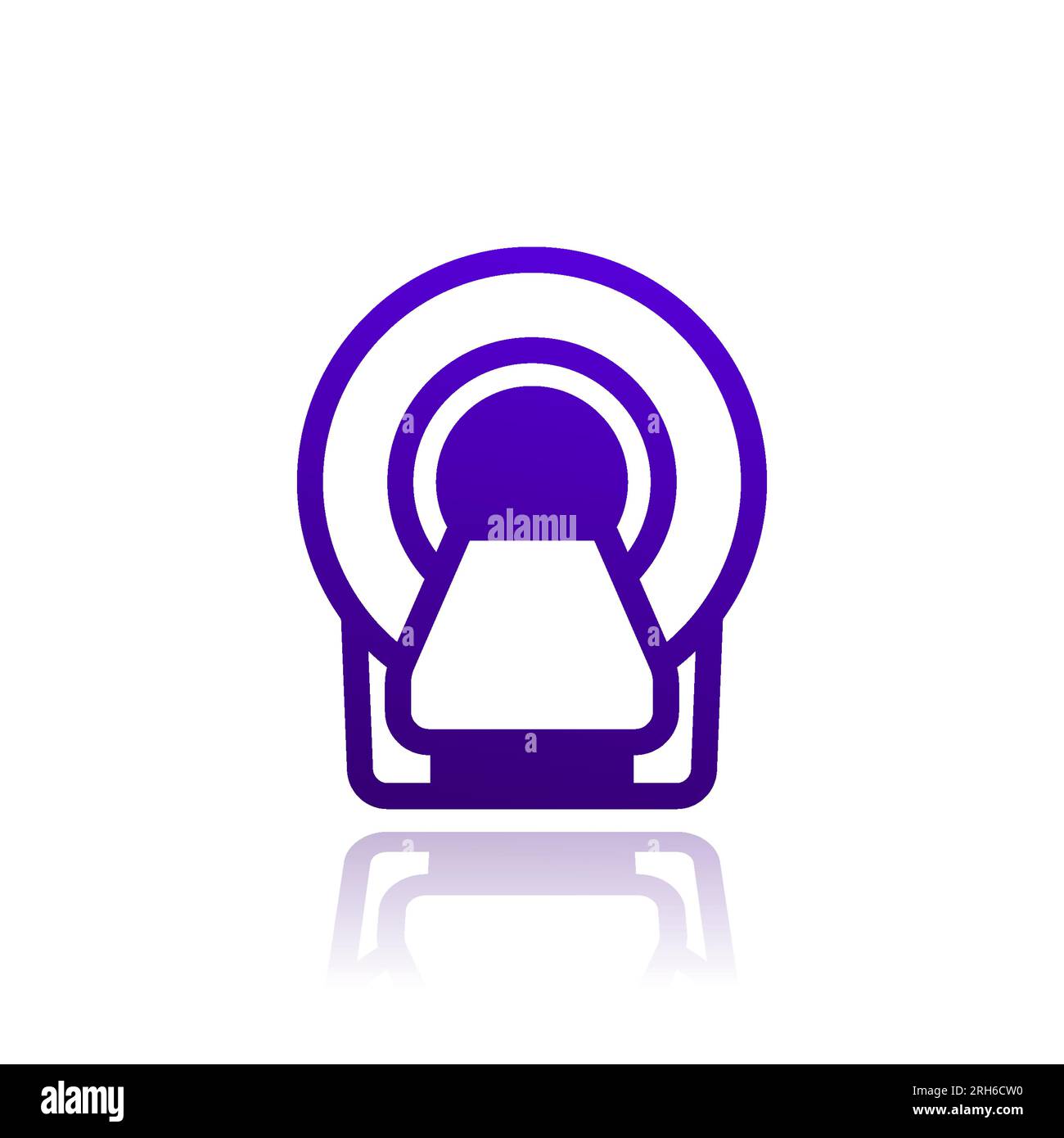 MRI scanner vector icon on white Stock Vector Image & Art - Alamy