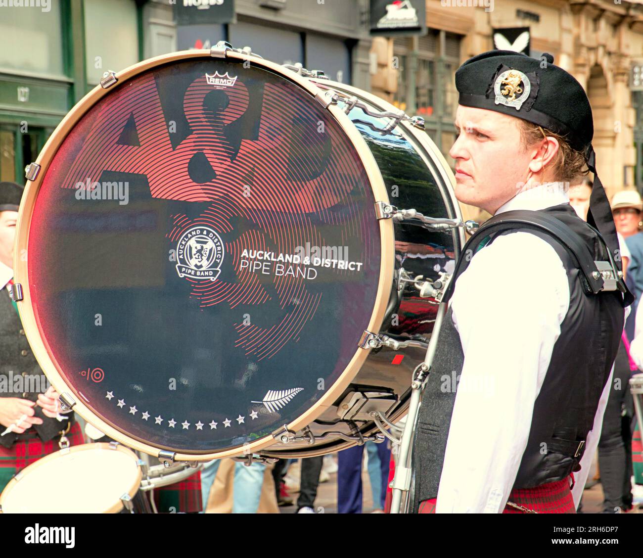 Glasgow, Scotland, UK. 14th August, 2023. Piping live hit the city as ...