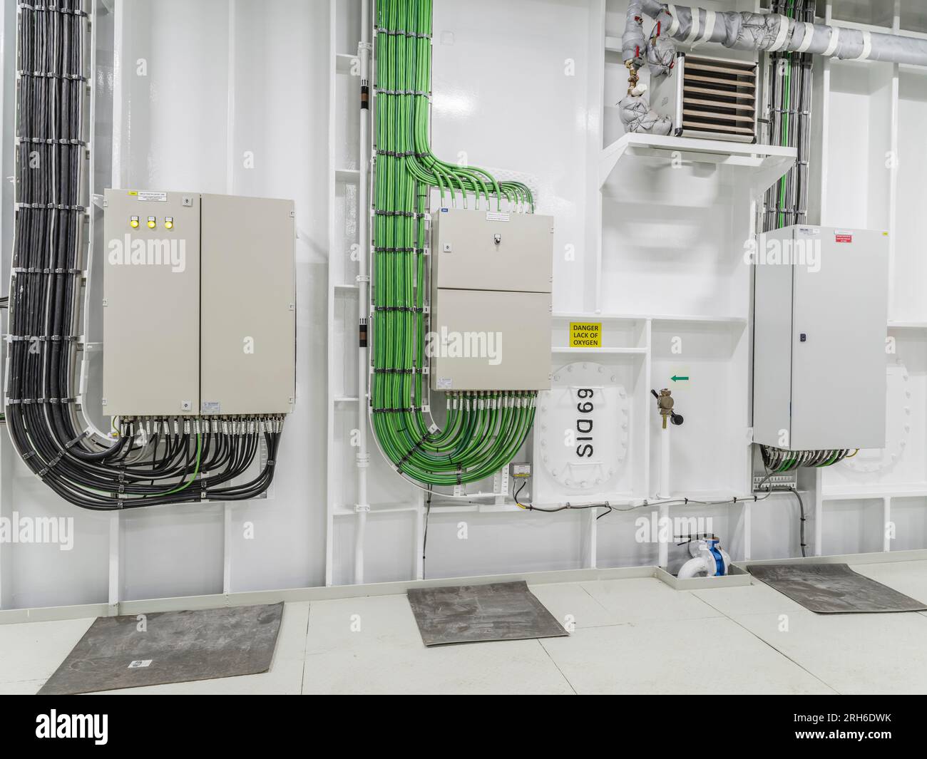 incredible photo of the engine room of a ship/submarine/cargo ship ...