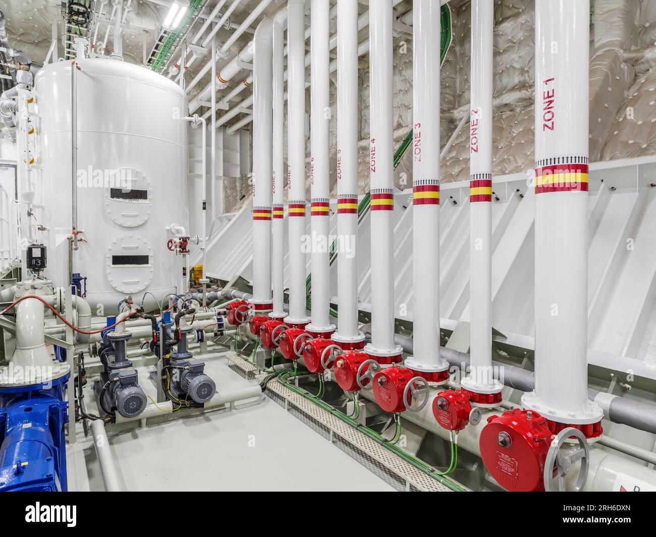 incredible photo of the engine room of a ship/submarine/cargo ship ...