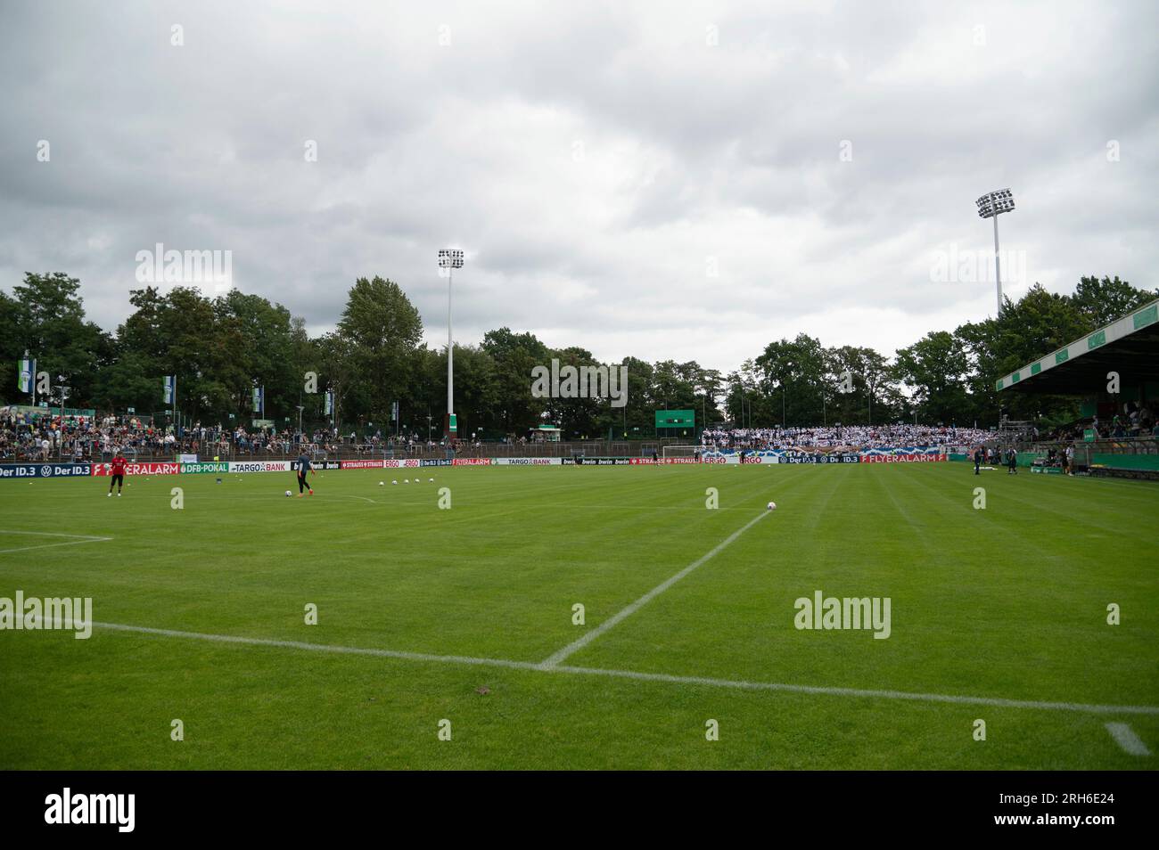 The Ohlendorf Stadium in Heidewald, Heidewald Stadium, Soccer, DFB Cup ...