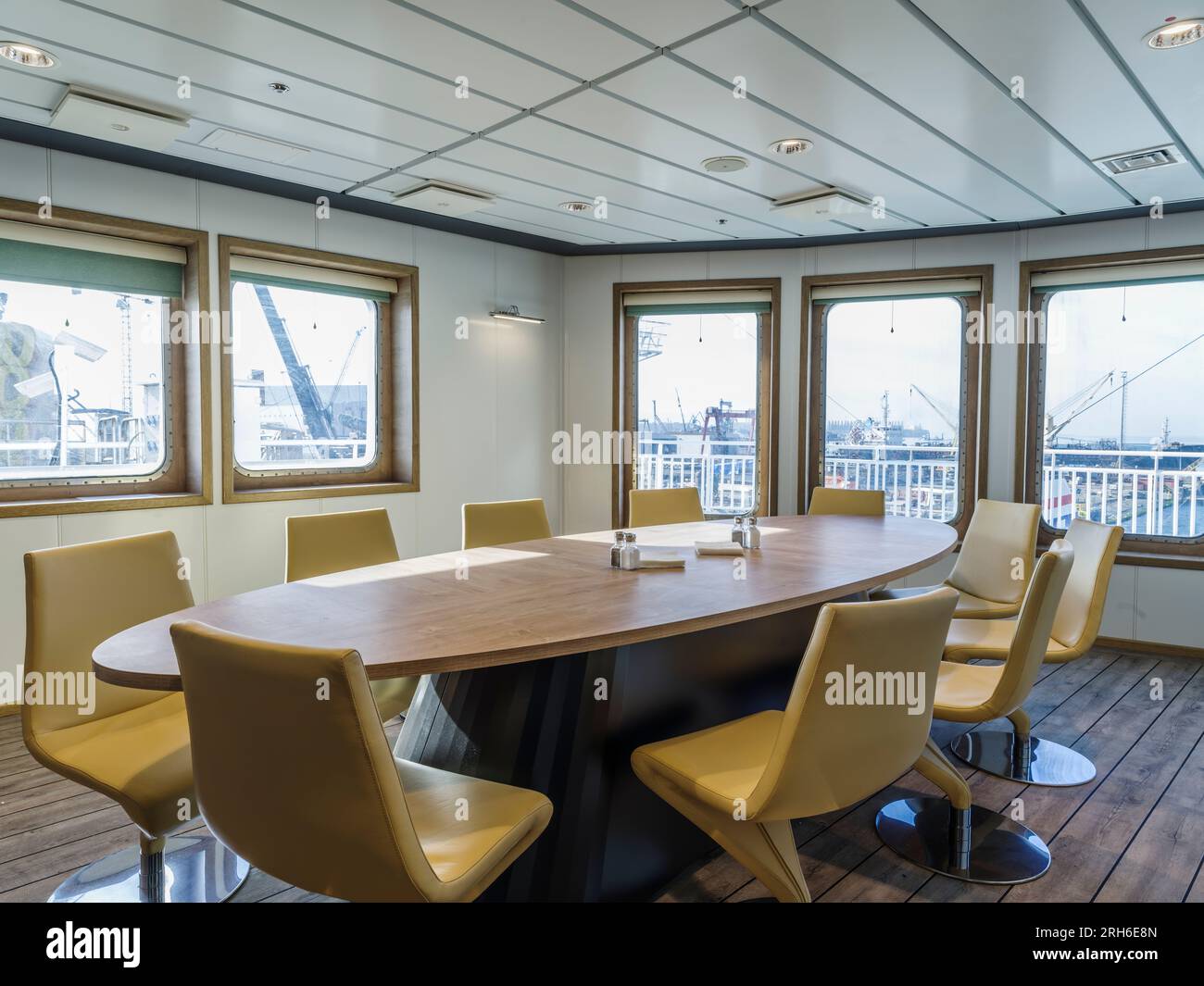 beautiful picture of the interior of a cruise ship/cargo ship/submarine ...