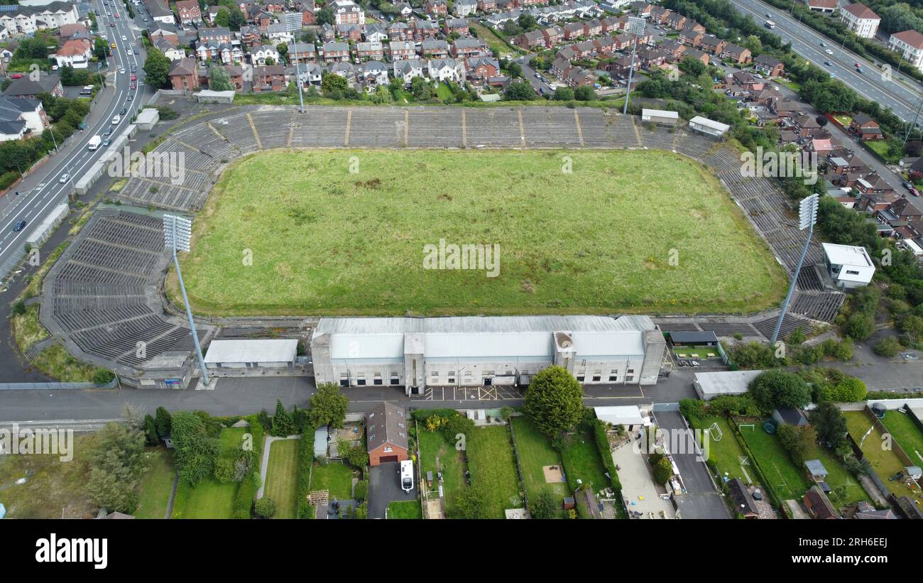 A general view of Casement Park GAA stadium in Belfast, Northern ...