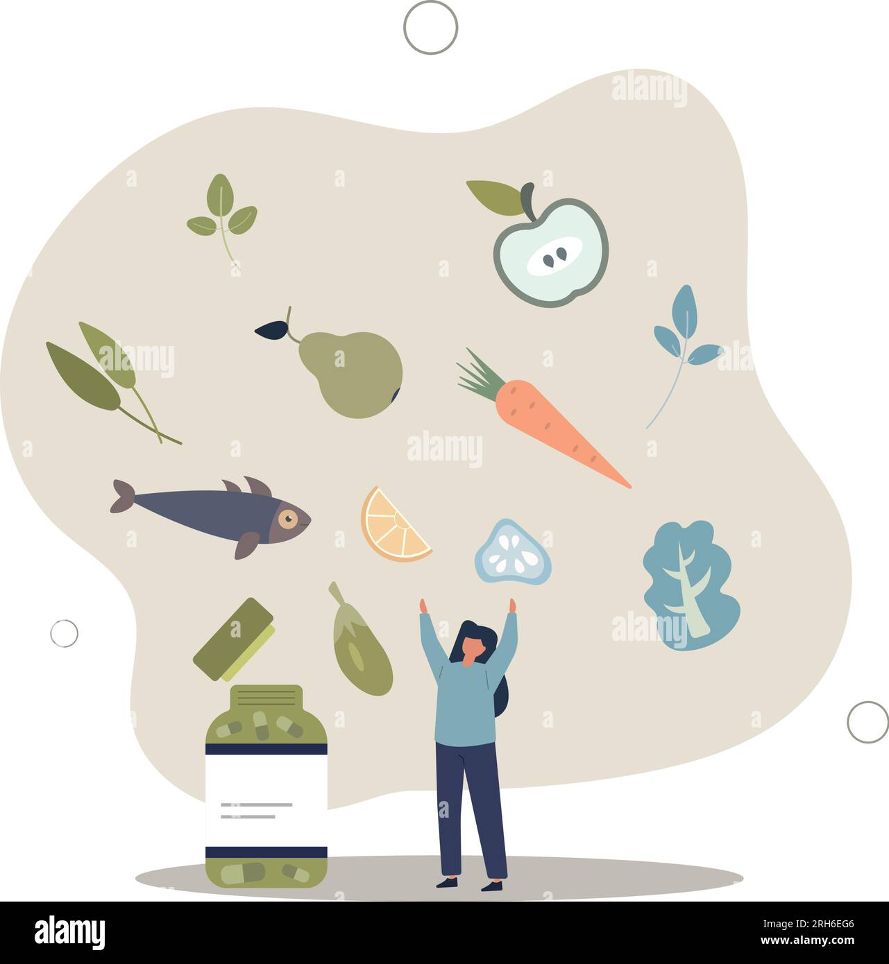 Dietary supplements as extracted food nutrients in pills Vitamins ...