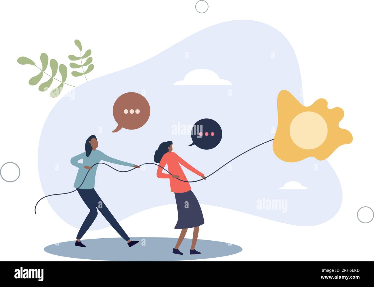 Lack of sunshine and short daylight.flat vector illustration Stock ...