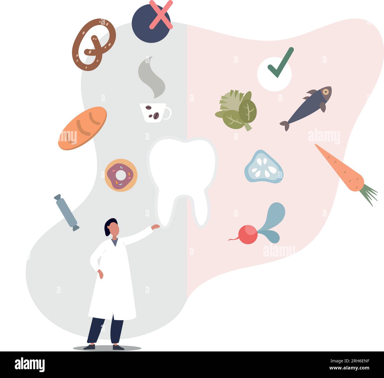 Foods for healthy teeth as educational dental protection.Oral care and ...