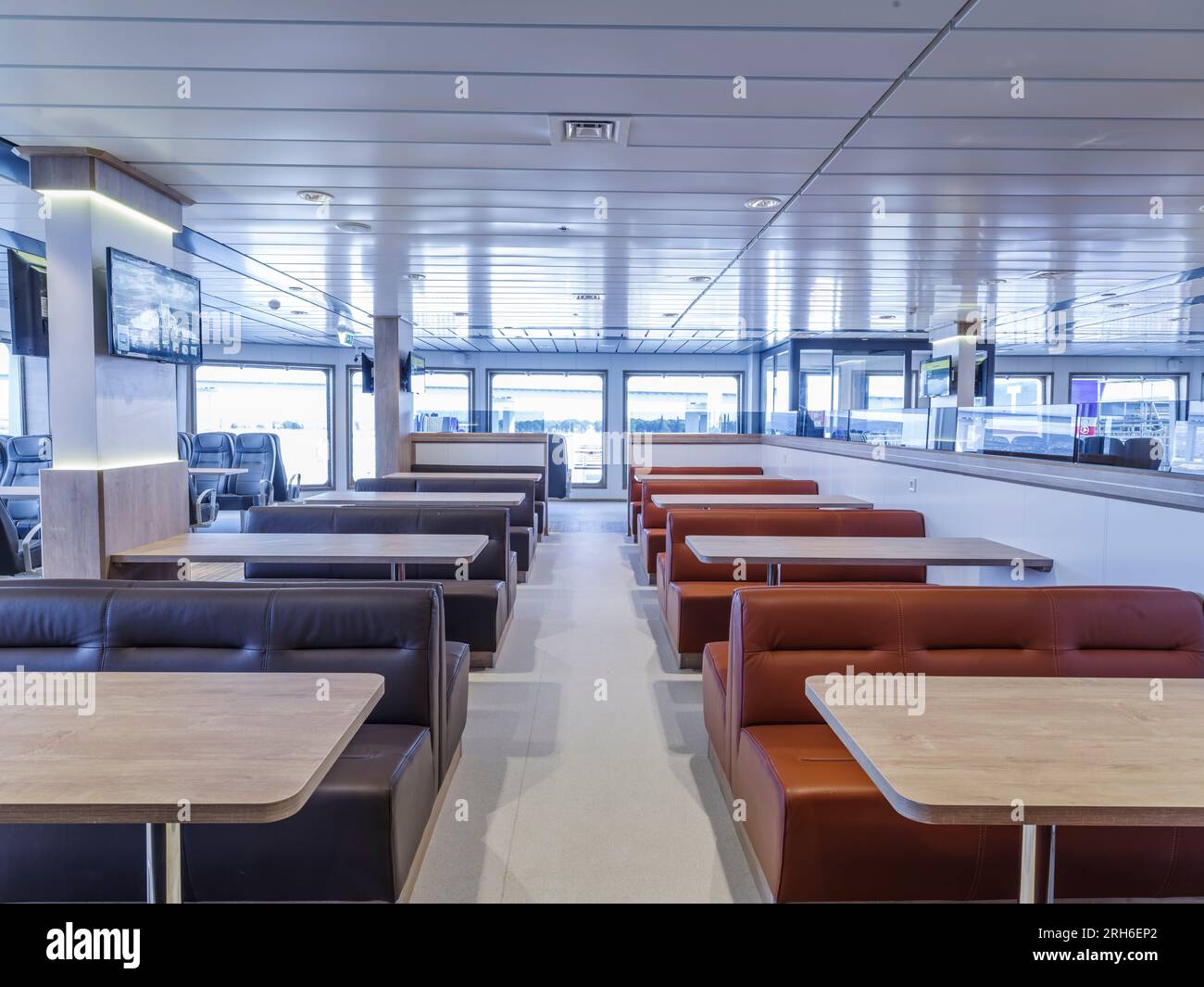 beautiful picture of the interior of a cruise ship/cargo ship/submarine ...