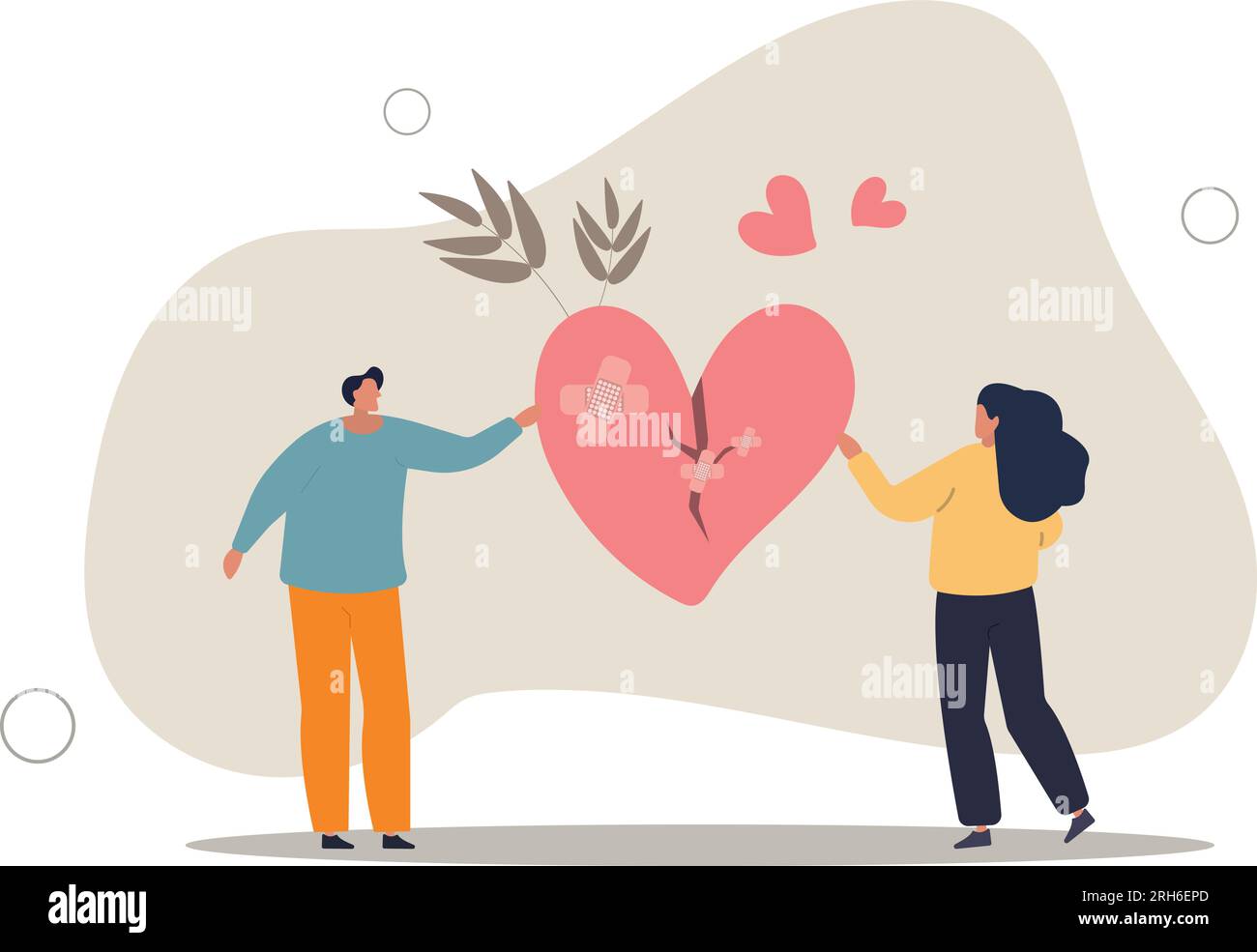 Forgiveness illustration Cut Out Stock Images & Pictures - Alamy