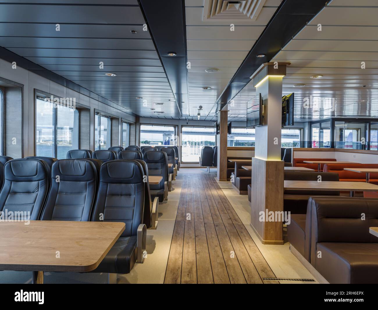 beautiful picture of the interior of a cruise ship/cargo ship/submarine ...