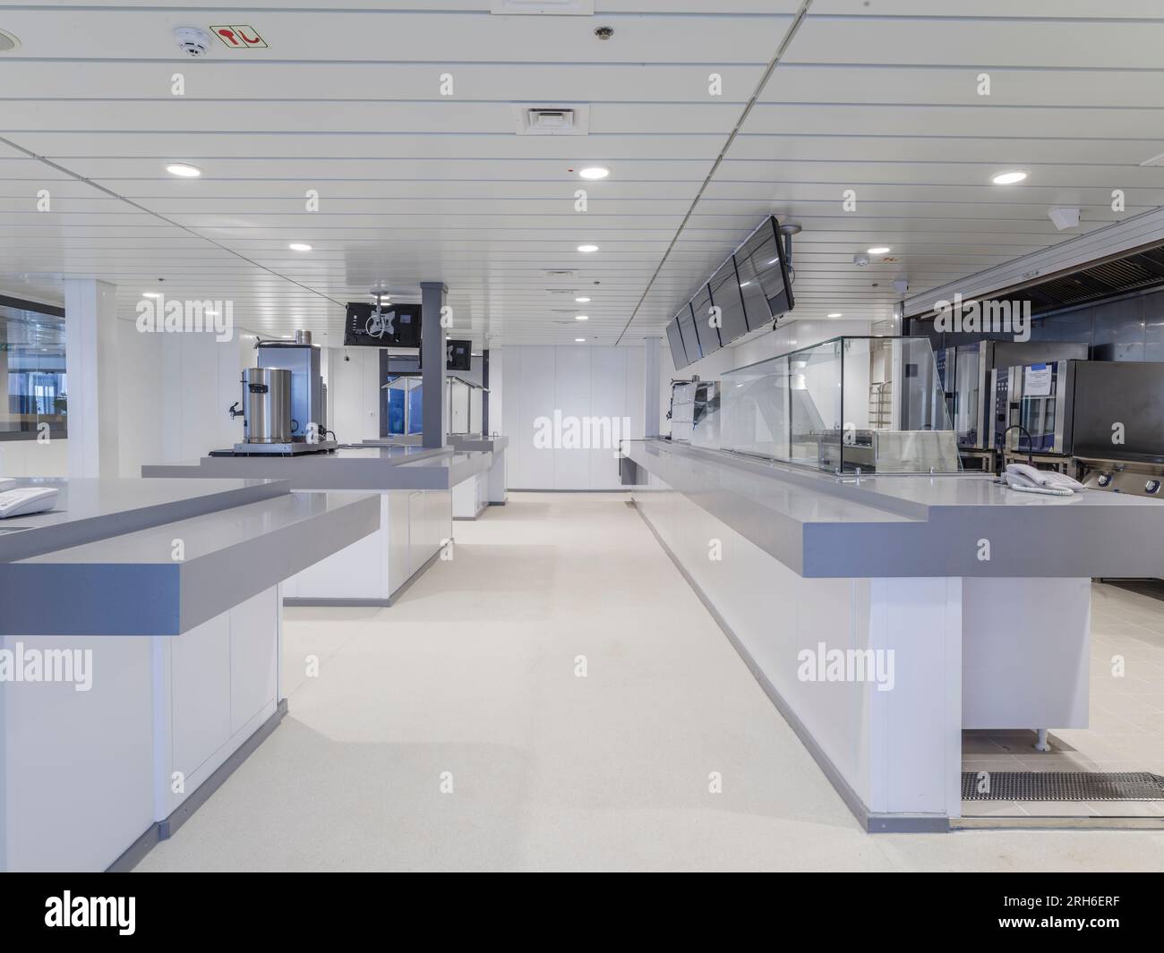 beautiful picture of the interior of a cruise ship/cargo ship/submarine ...