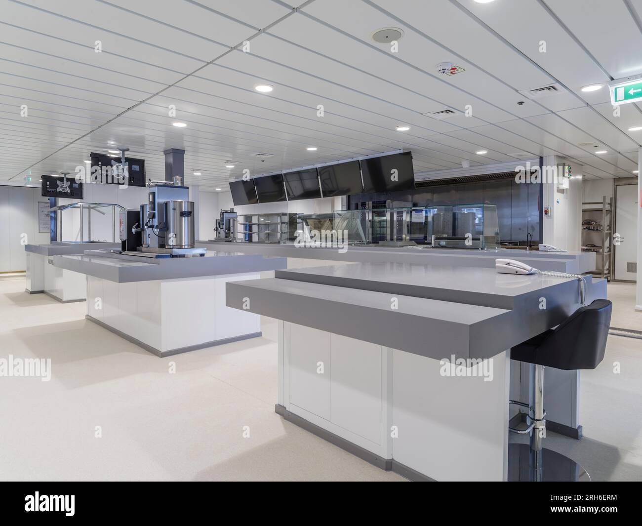 beautiful picture of the interior of a cruise ship/cargo ship/submarine ...
