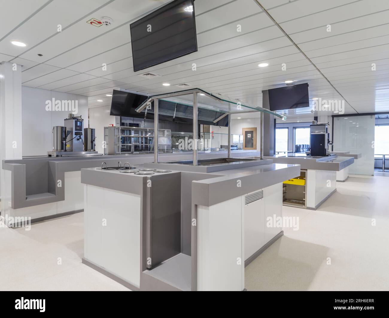 beautiful picture of the interior of a cruise ship/cargo ship/submarine ...