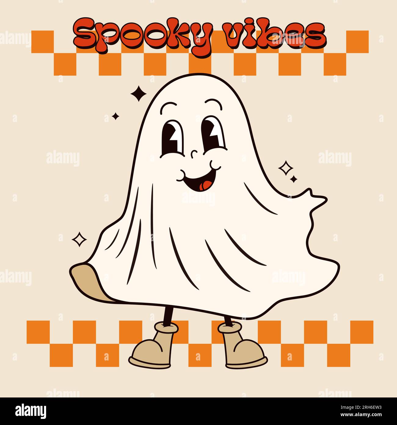 Retro halloween Stock Vector Images - Alamy
