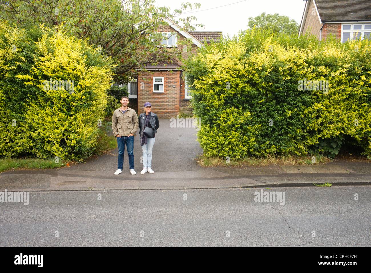 Louise and Sam Harrison outside 79 Leylands Road, Burgess Hill that was ...