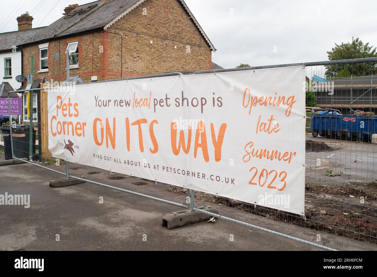 Ascot, Berkshire, UK. 14th August, 2023. A new Pets Corner pet shop is ...