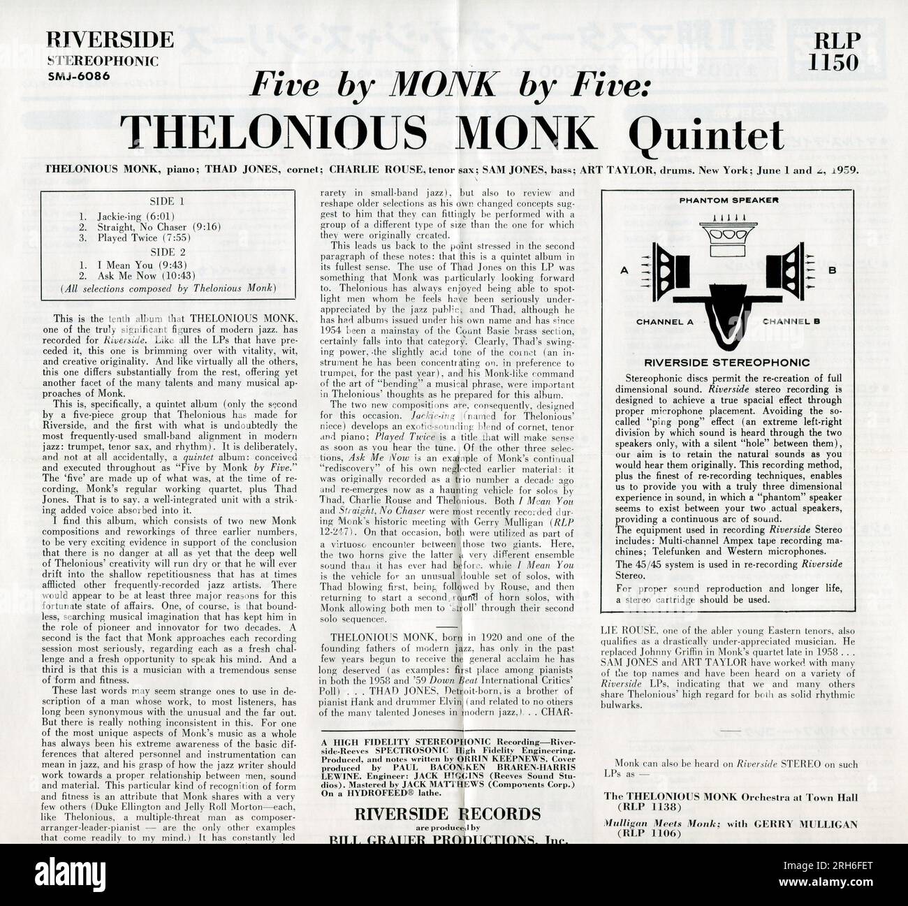 Thelonious monk cover hi-res stock photography and images - Alamy
