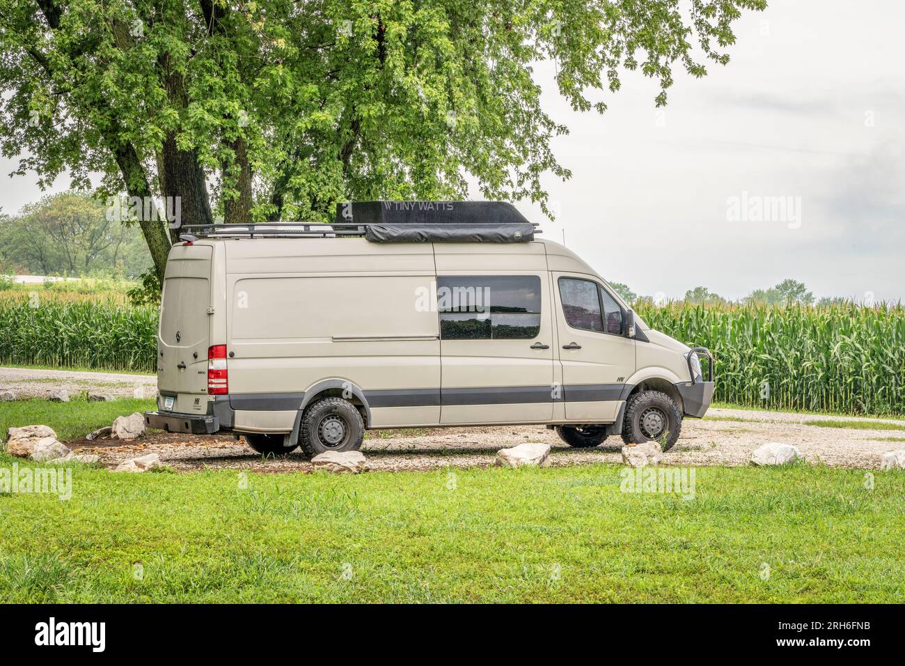 Blackwater, MO, USA - August 4, 2023: Mercedes Sprinter campervan ...