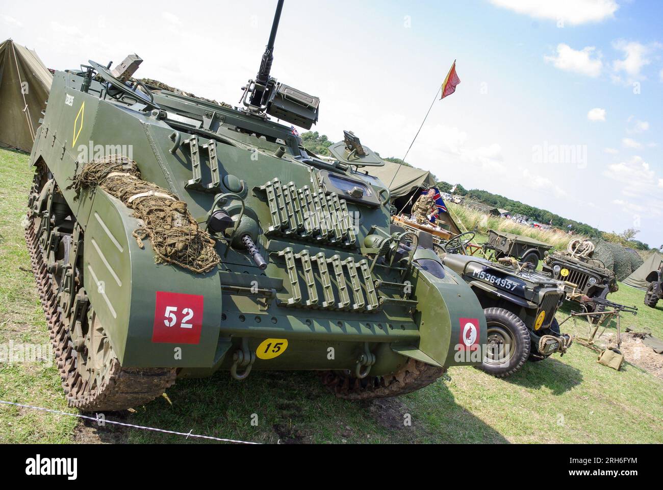 Ex British Army Stuart M5A1 reconnaissance vehicle on display at the ...