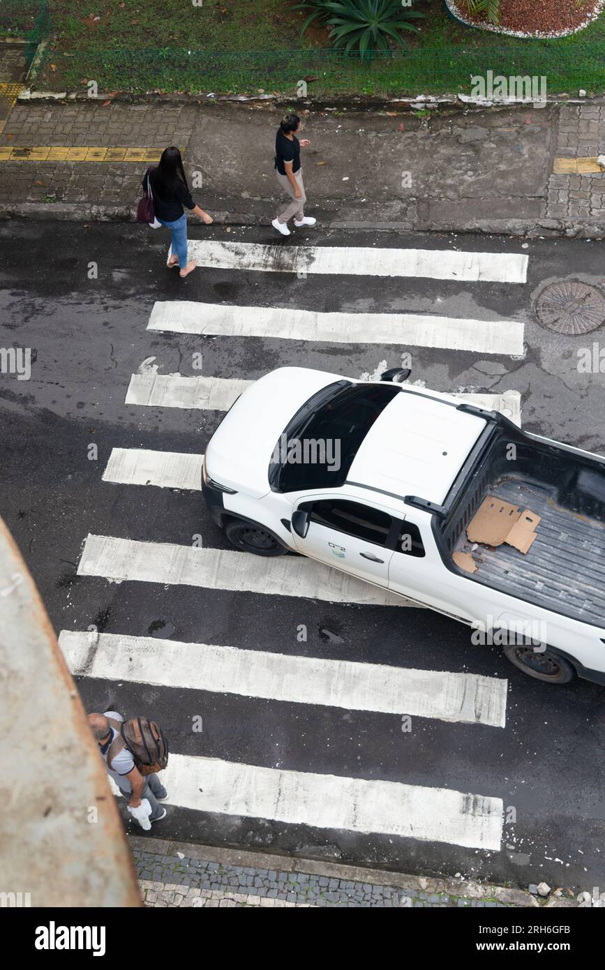 Zebra crossing road pavement hi-res stock photography and images - Alamy