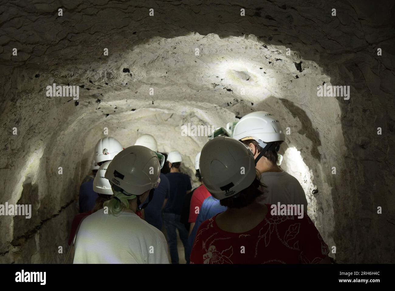 Fan Bay Deep Shelter army disused barracks Stock Photo - Alamy