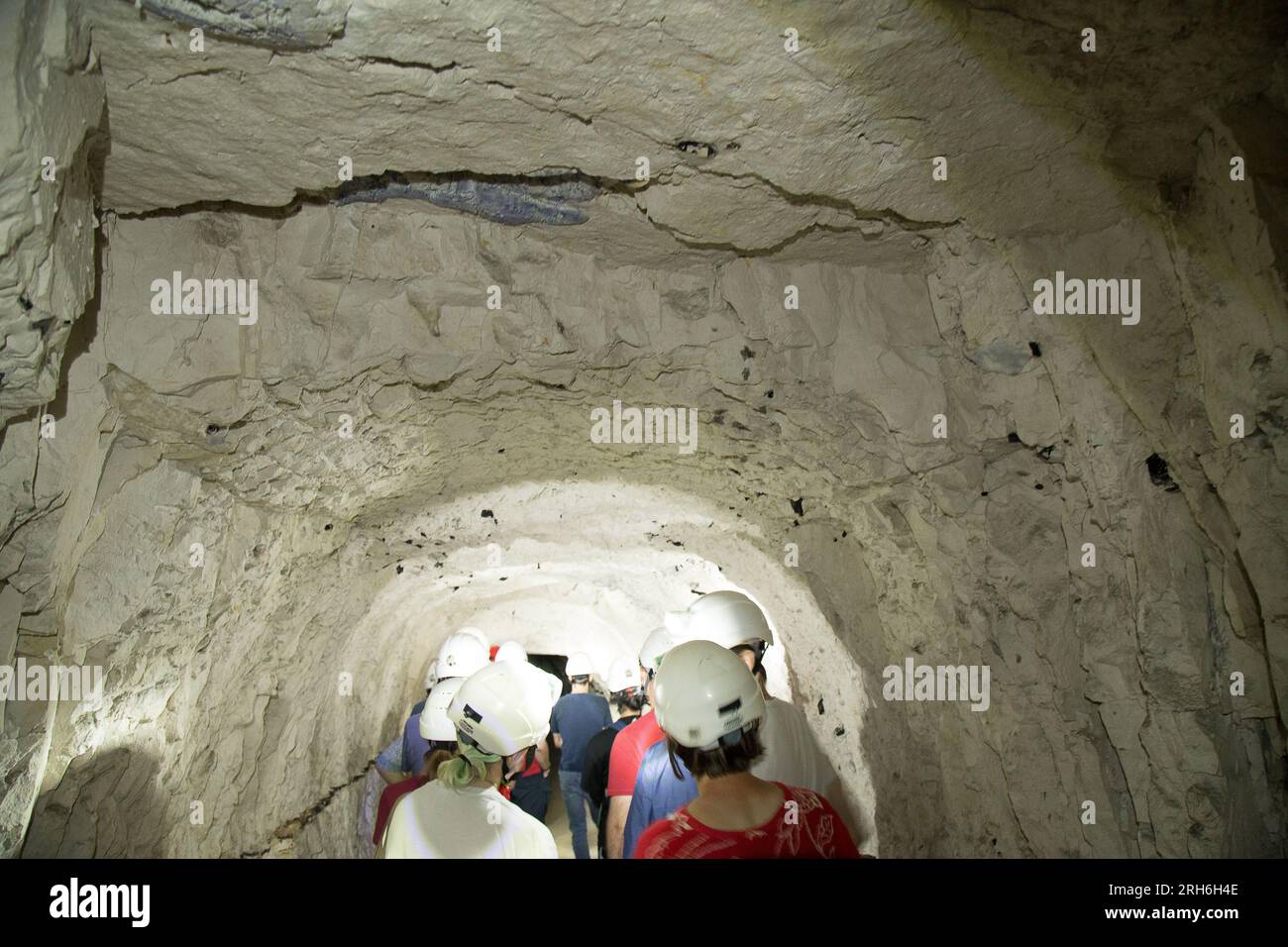 Fan Bay Deep Shelter army disused barracks Stock Photo - Alamy