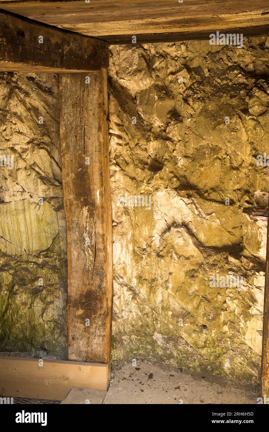 Fan Bay Deep Shelter army disused barracks Stock Photo - Alamy