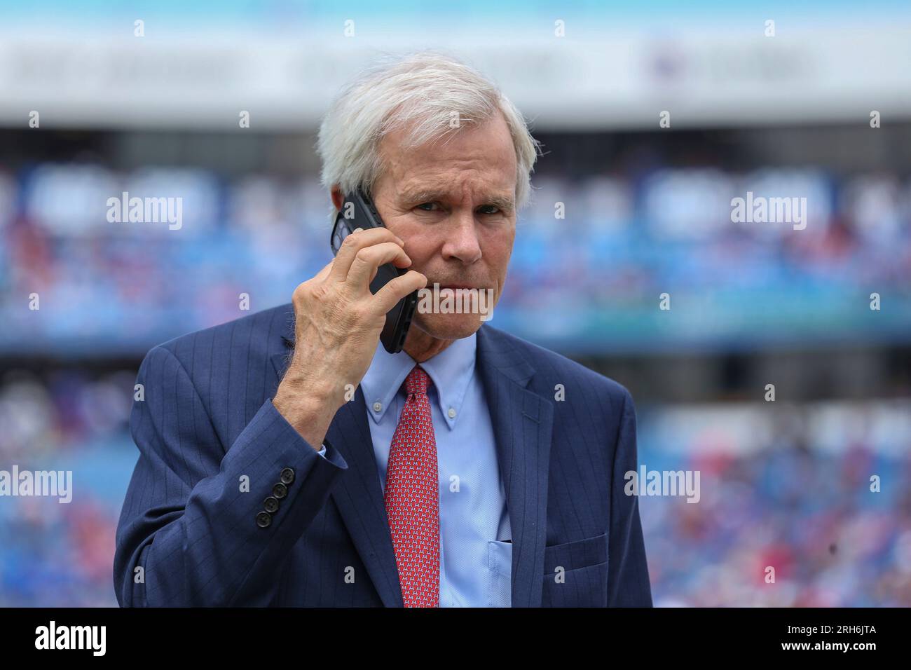Indianapolis Colts chief operating officer Pete Ward walks the sideline ...