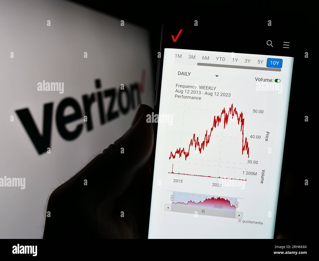 Verizon logo hi-res stock photography and images - Alamy