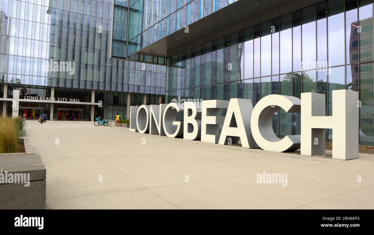 Long Beach, California: City of LONG BEACH Sign, Los Angeles County ...