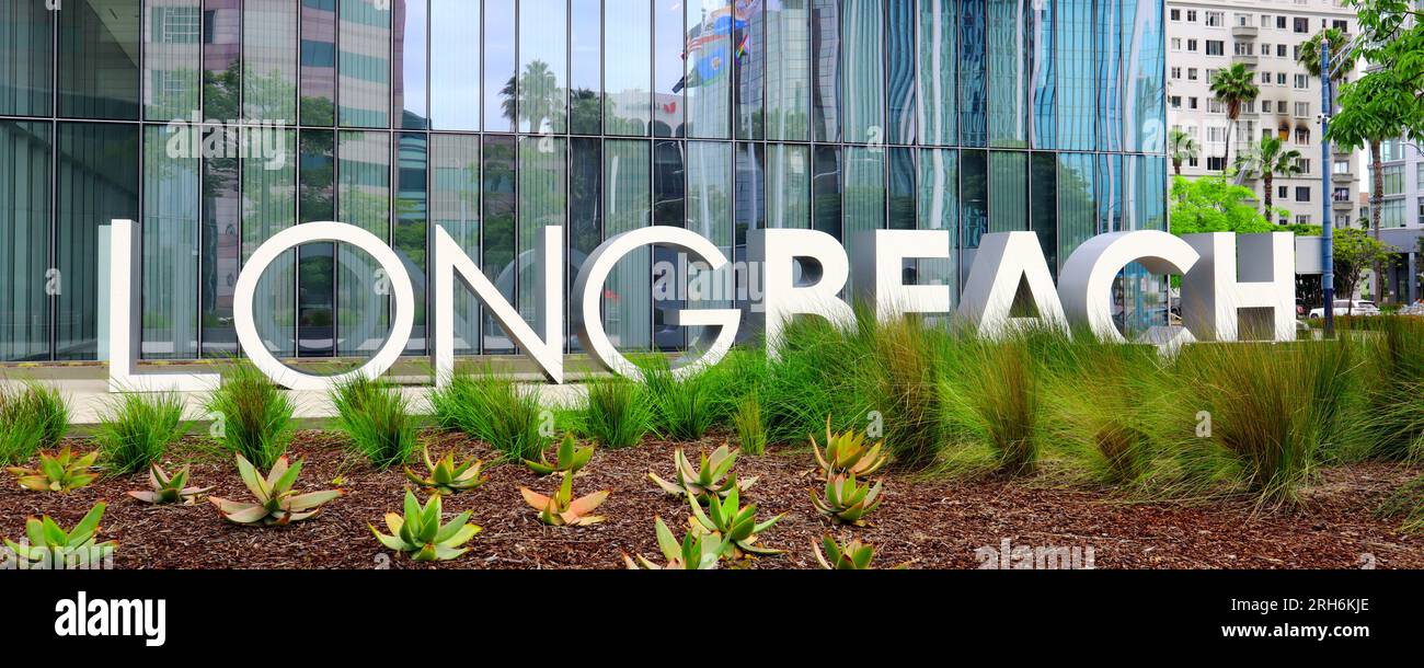 Long Beach, California: City of LONG BEACH Sign, Los Angeles County ...