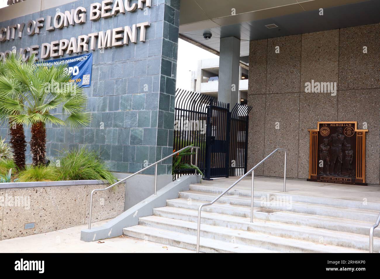 Long Beach, California: City of LONG BEACH Police Department at 400 W. Broadway Long Beach Stock ...