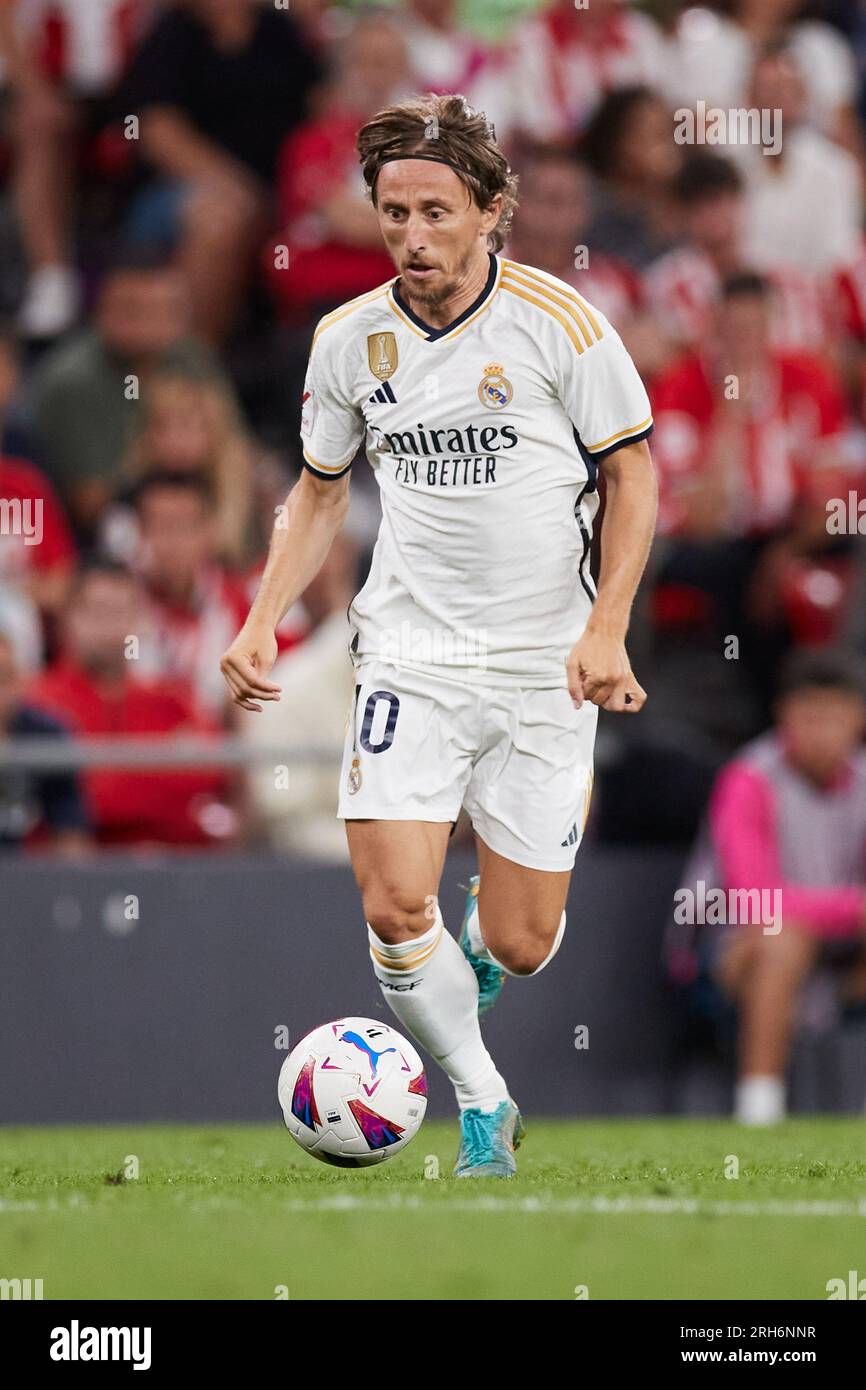 Luka Modric of Real Madrid during the Spanish championship La Liga ...