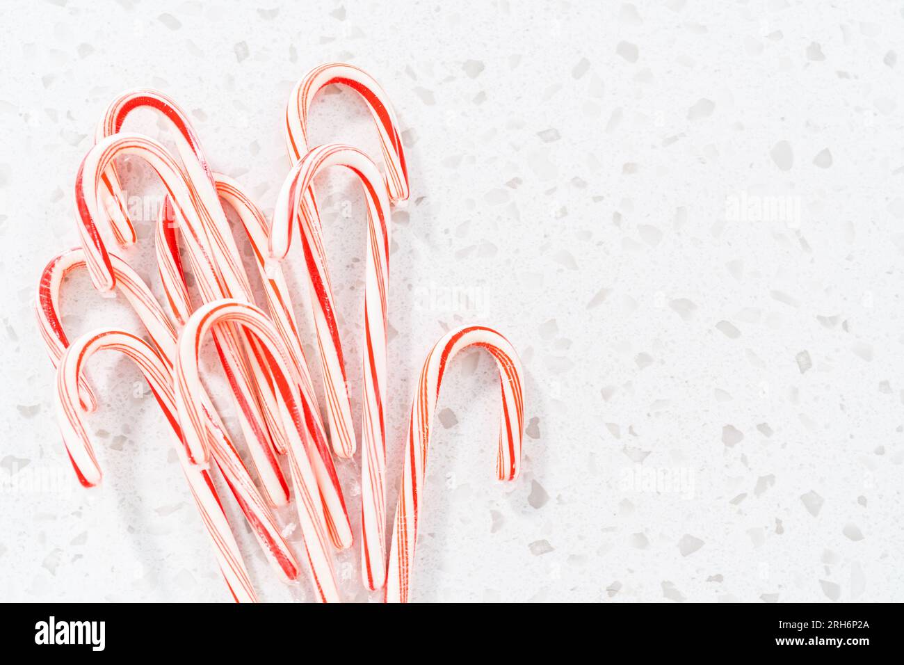 Peppermint Candy Cane Stock Photo - Alamy