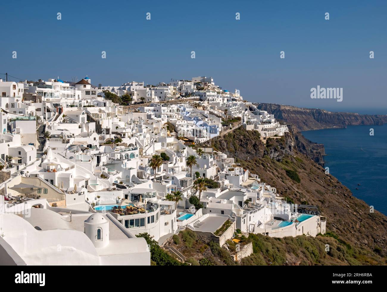 Panoramic view santorini hi-res stock photography and images - Alamy