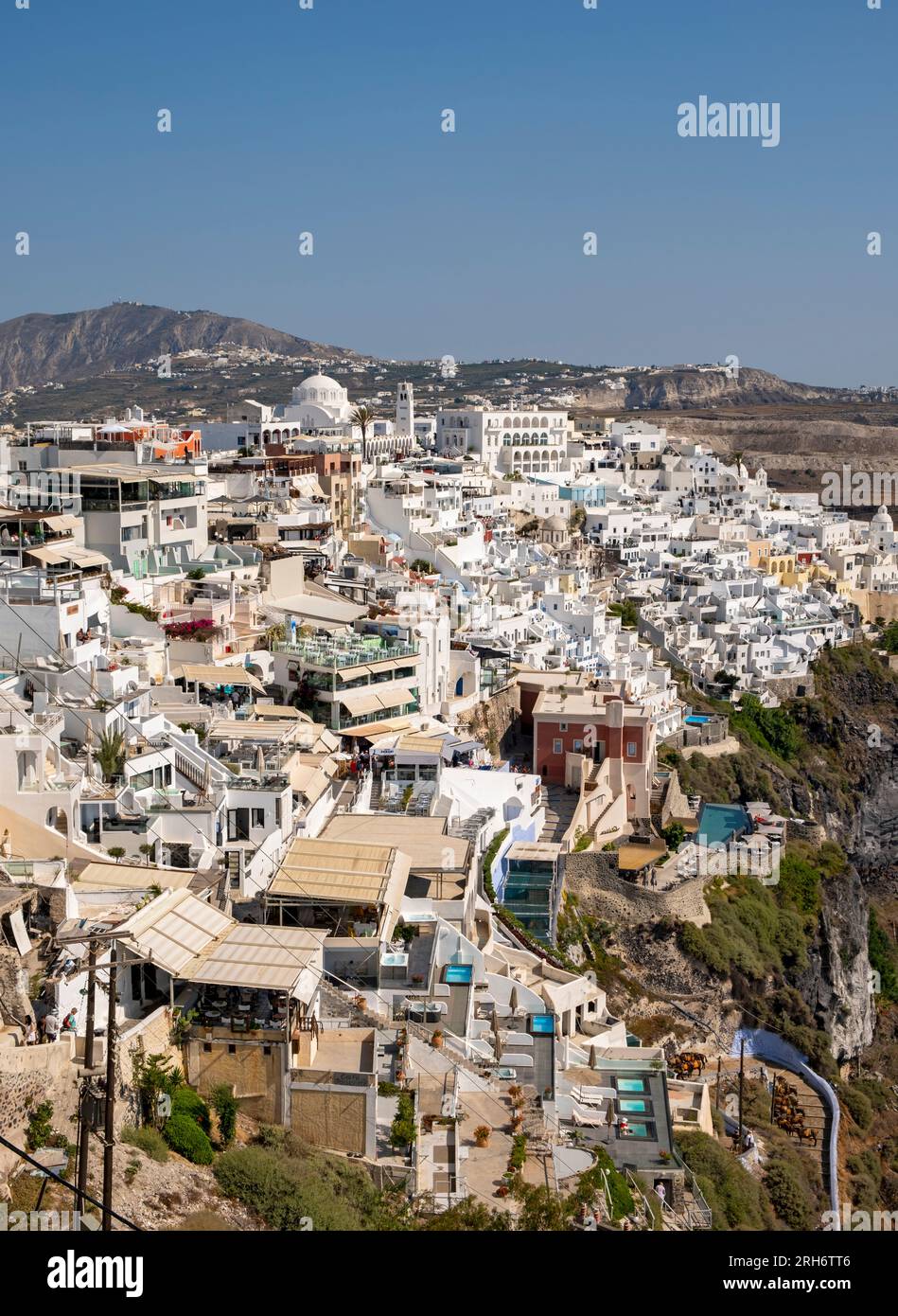 Panorama village fira santorini hi-res stock photography and images - Alamy