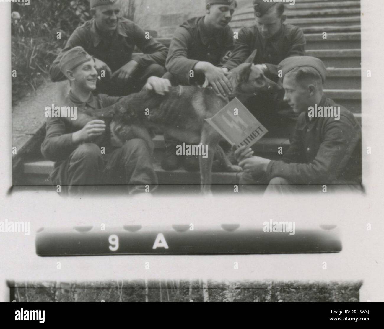 SS Photographer, Heiss (1943) Unit and soldiers in barracks, visit by ...