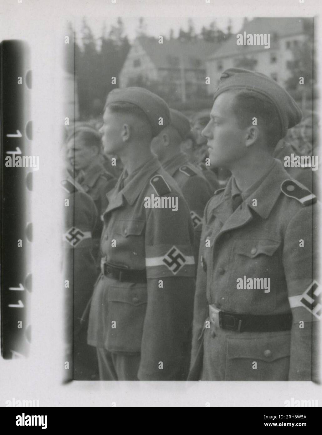 SS Photographer, Heiss (1943) Unit and soldiers in barracks, visit by ...