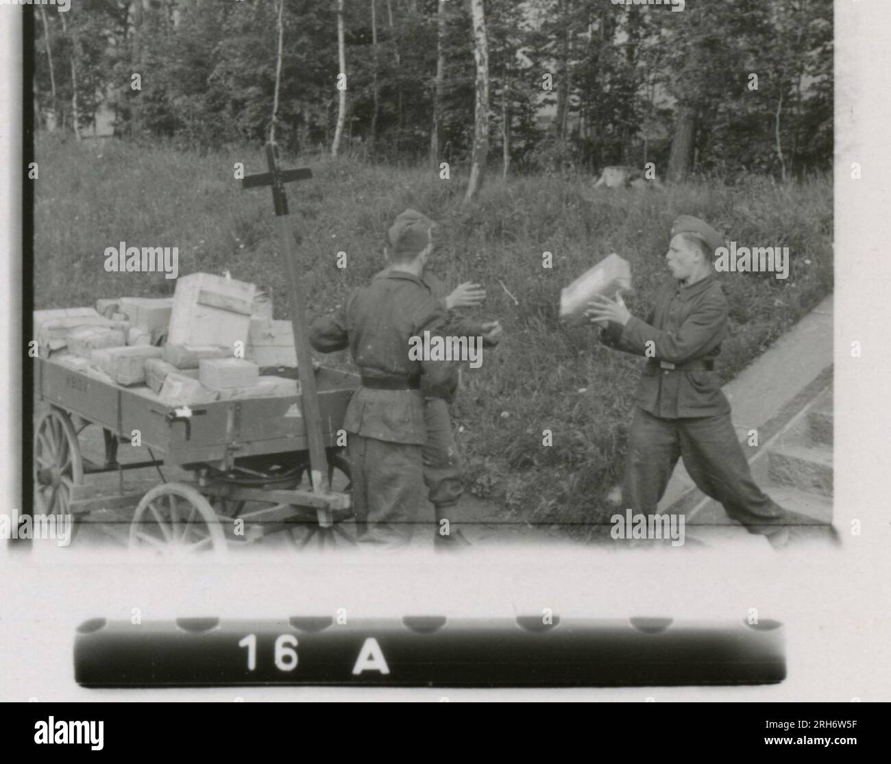 SS Photographer, Heiss (1943) Unit and soldiers in barracks, visit by ...
