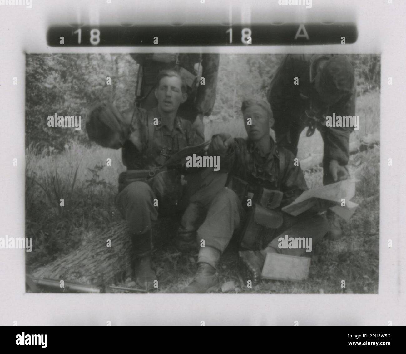 SS Photographer, Heiss (1943) Unit and soldiers in barracks, visit by ...