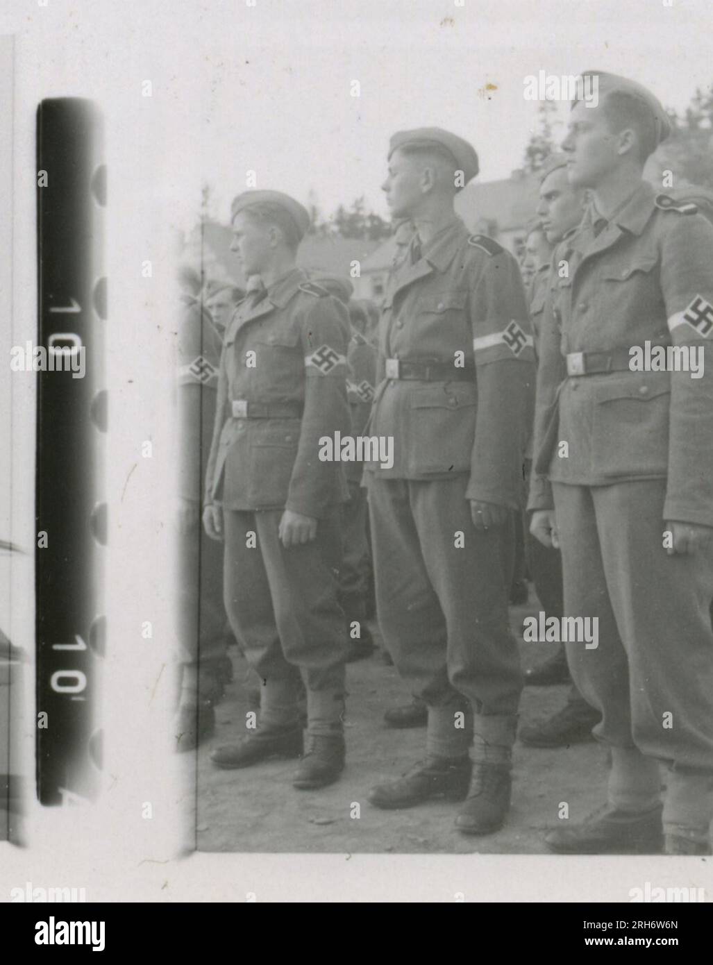 SS Photographer, Heiss (1943) Unit and soldiers in barracks, visit by ...
