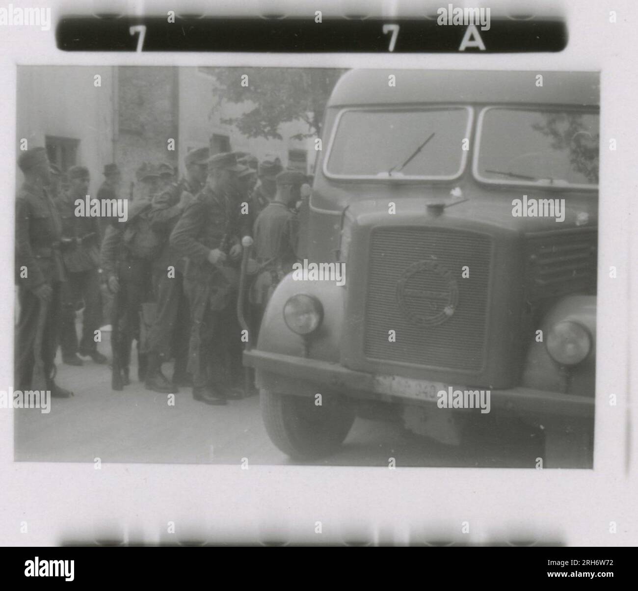 SS Photographer, Heiss (1943) Unit and soldiers in barracks, visit by ...